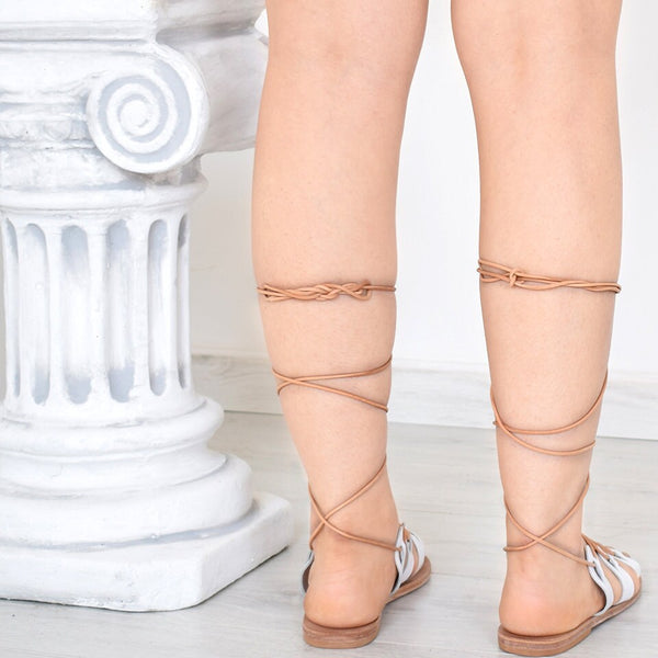 Greek Gladiator roman sandals, Greek theatrical medieval costume sanda ...